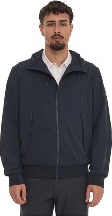 Peuterey Homme, Vestes, Bleu, Taille: L Uyapo Hooded Harrington Jacket