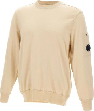 C.P. Company C.p. Company, Homme, Sweatshirts et sweats &agrave; capuche, Beige, Taille: L Crewneck Boston