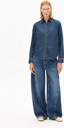 Armedangels Langarmbluse AURELAA DENIM Jeansbluse aus Baumwoll-Lyocell-Mix Regular Fit