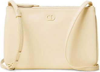 Twin-Set mini sac &agrave; plaque logo - Jaune