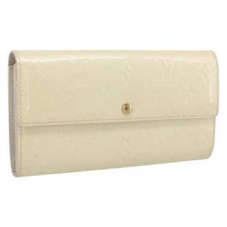 Louis Vuitton Portefeuille Long Pre-owned - Femme - Pre-owned - Beige - Taille: ONE Size