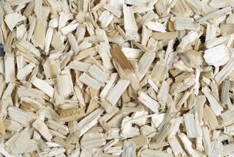Eurosand HOLZFLAKES 10-50 mm. Holzgranulat, Holz St&uuml;cke. 1 Liter, Natur 099
