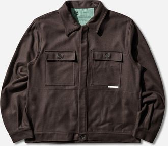 GR10K Men s 40000 Replicated Short Jacket Dark Brown