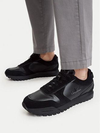 Calvin Klein Sneakers Toothy Runner Irregular Lines YM0YM01461 Schwarz