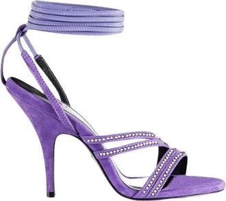 Patrizia Pepe Femme, Chaussures, Violet, Taille: 37 EU Mineral Crystal High Heel Sandales