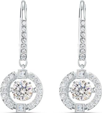 Swarovski Femme, Accessoires, Blanc, Taille: ONE Size Sparkling Dance Earrings