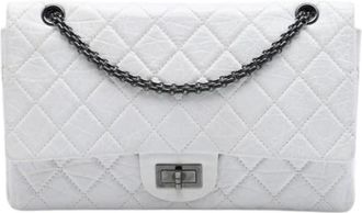Chanel Sac bandouli&egrave;re vintage double rabat Pre-owned - Femme - Pre-owned - Blanc - Taille: ONE Size