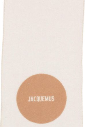 Jacquemus Jacquard Logo Scarf - Beige
