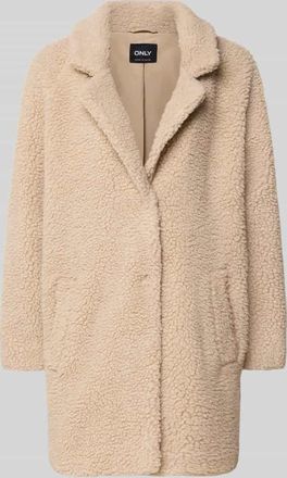 Only Relaxed Fit Teddy-Mantel mit Reverskragen Modell NEWAURELIA