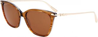 Longchamp Lunettes de soleil Lo757S - unisex - Accessoires - Brun - Taille: 55 MM
