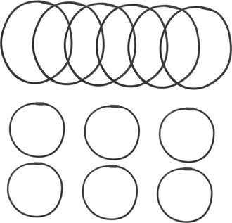 SOLUSTRE 12stücke Mikrofonzubehör Elastische Bänder Für Mikrofon-stoßdämpferhalterung Gummiringe Ersatzclips Für Verschiedene Mikrofontypen Passform Studiogebr