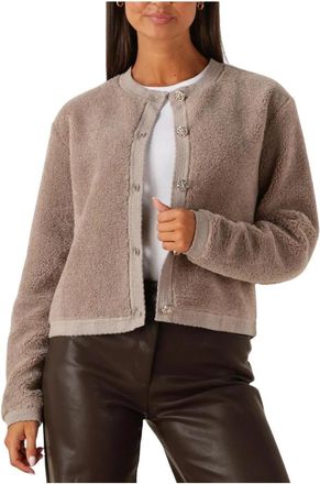Notre-V Nv-Gia Weste - - Jackets - Damen - Beige - 2XL