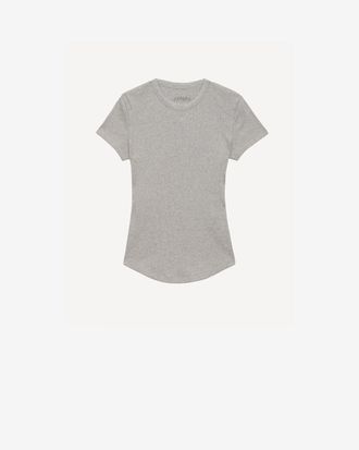 Isabel Marant Tee Shirt Taomi - Femme - Gris - Taille XS - Isabel Marant