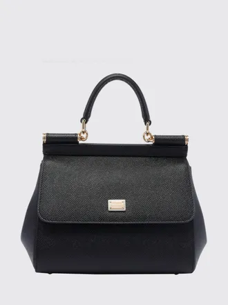 Dolce & Gabbana Mini sac &agrave; main Sicily en cuir de veau grain&eacute;