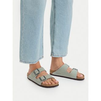 Birkenstock Pantoletten Birkenstock Arizona 1032820 Hellgr&uuml;n