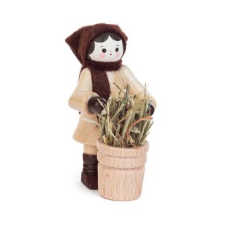 Dregeno Seiffen eG Seiffen eG Frau mit Heukorb Natur