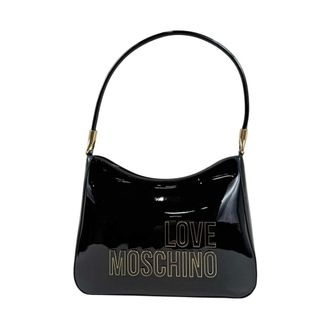 Love Moschino Femme, Sacs, Noir, Taille: ONE Size Pu Lucido Hobo
