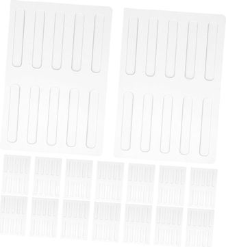 DOITOOL 50 Stück Teiliges Transparente PU Anti kollisions Puffer Selbstklebende Möbel Türschutzstreifen Elastische Stoßdämpfer für Schrankwände Geräuschdämpfe