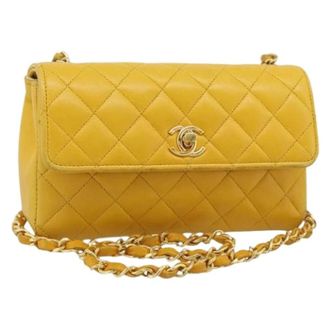 Chanel Pre-owned Vintage Cross Body Bag - - Pre-owned - Damen - Gelb - ONE SIZE