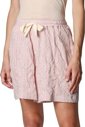 Roberto Collina Femme, Shorts, Rose, Taille: 38 FR Shorte rosa stripe 261Fxa52066