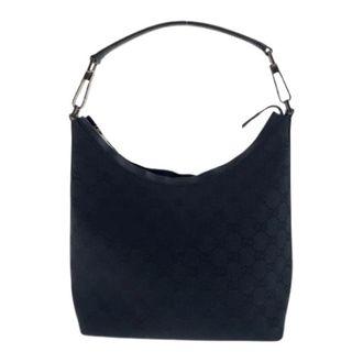 Gucci Pre-owned Sac bandouli&egrave;re en toile GG Noir - Femme - Pre-owned - Noir - Taille: ONE Size