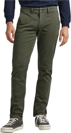 Pepe Jeans London Homme, Pantalons, Vert, Taille: W28 L32 Pantalon Chino