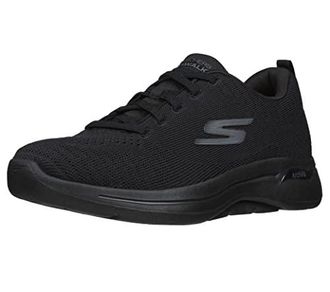 Skechers Homme Go Walk Arch Fit Grand Select Basket, Black Textile, 41 EU