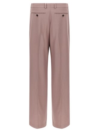 Dries Van Noten Mens Multicolor Wool Dress Pants