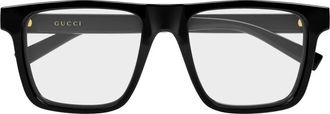 Gucci Eckiger optischer Rahmen - - Accessories - unisex - Schwarzk - 53 MM