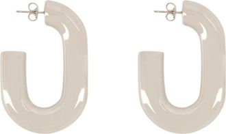Paco Rabanne Femme, Accessoires, Gris, Taille: ONE Size XL Link Earrings