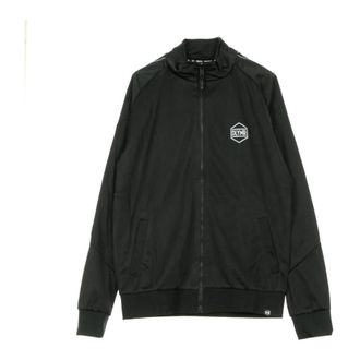 Dolly Noire Gestreifter Trainingsjacke mit Rei&szlig;verschluss Schwarz - - Sweatshirts & Hoodies - Herren - Schwarzk - XL