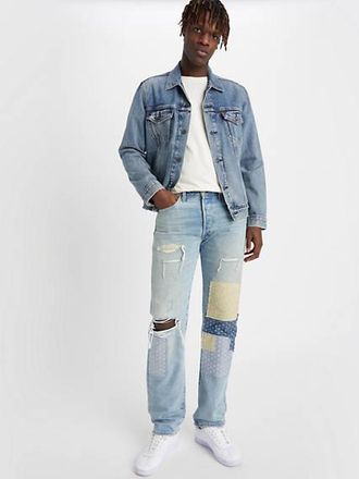 Levi's Jean 501 Original lisière selvedge Bleu / Medium Indigo Pattern