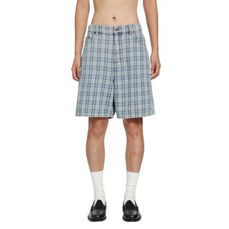 Burberry Check Denim Shorts