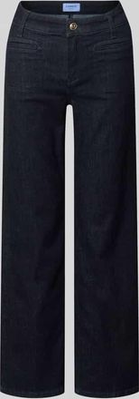 Cambio Cropped Fit Gerade Hose aus Baumwoll-Mix Modell TESS CROPPED