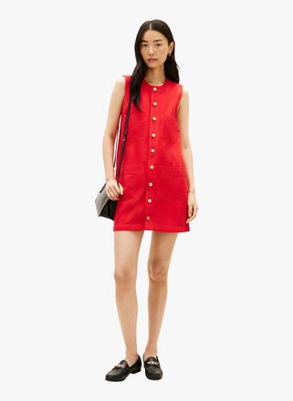 Tommy Hilfiger Robe courte &agrave; poches en coton