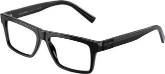 Dolce & Gabbana Homme, Accessoires, Noir, Taille: 52 MM Optical Frame