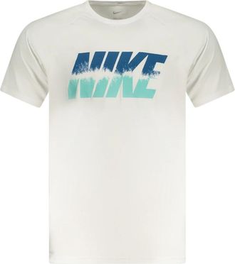 Nike Homme, Sport, Blanc, Taille: M T-Shirt Technique &agrave; Manches Courtes