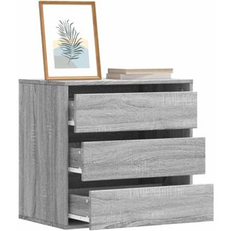 vidaXL Kommode Grau Sonoma 60x41x58 cm Holzwerkstoff - Vidaxl