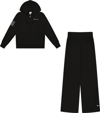 Champion Damen Legacy Emotional Dance W (117522) -Light Stretch Fleece (240gr) Hooded Sportanzug, Schwarz (KK001), S