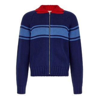 Marni Herren, Strickwaren, Blau, XLGr&ouml;&szlig;e