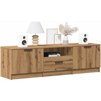 vidaXL Vidaxl - Meuble tv ch&ecirc;ne artisanal 140x35x40 cm bois ding&eacute;nierie