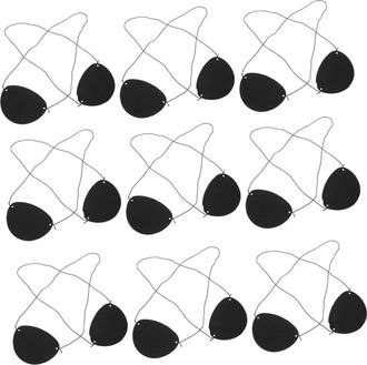 Cabilock 96 Stück Partyzubehör für Erwachsene Piratenzubehör für Erwachsene Black