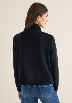 Cecil Sweatjacke mit Tunnelzugband am Kragen