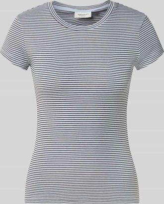 Gina Tricot Skinny Fit T-Shirt aus Baumwoll-Mix