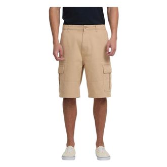 Guess Homme, Shorts, Beige, Taille: W38 Twill Cargo Chino Shorts