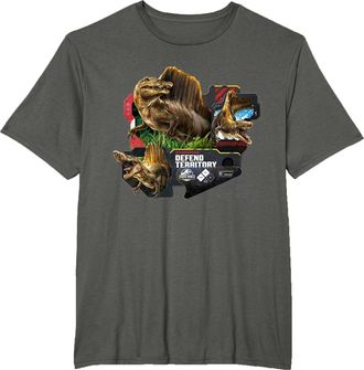 Jurassic Park Rebirth Spinosaurus Defend Territory T-Shirt
