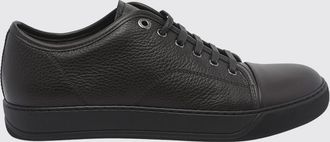 Lanvin Low-Top-Sneakers DBB1 aus genarbtem Kalbsleder mit runder Kappe