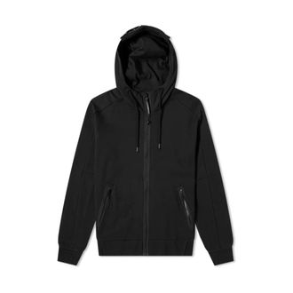 C.P. Company Diagonal Raised Fleece Goggle Zip-Hoodie - - Sweatshirts & Hoodies - Herren - Schwarzk - M