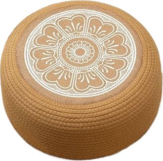 Generico Outal Pouf Ottomanen-Kissen, Terrassen-Sitz, Bodensitz, Verbesserung der Terrasse im Hausgarten, der Küstenveranda, Komfort-Möbel, Asi-Element