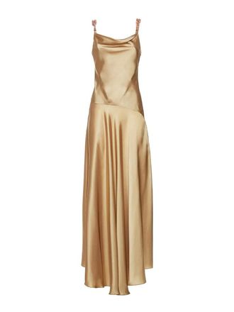 Simona Corsellini Maxikleid - Braun